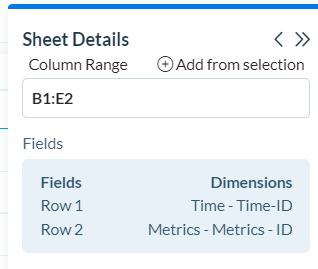 Sheet Details: Layout – JustPerform
