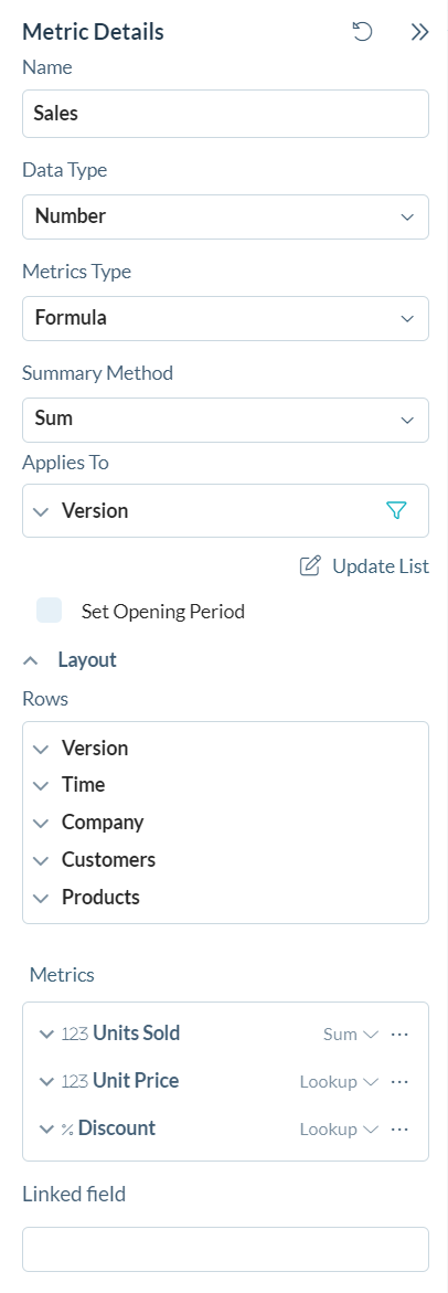 Metric Details – JustPerform