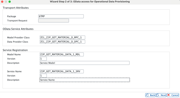 Building an ODATA Service – JustPerform